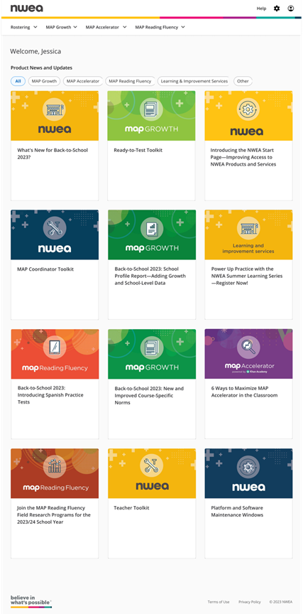 NWEA News.Introducing the new NWEA start page – Improving access to ... NWEA News.Introducing the new NWEA start page – Improving access to ...