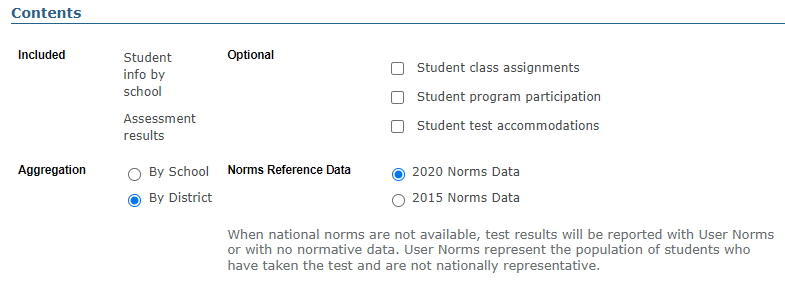 NWEA News.Removal of 2015 norms from CDF reports