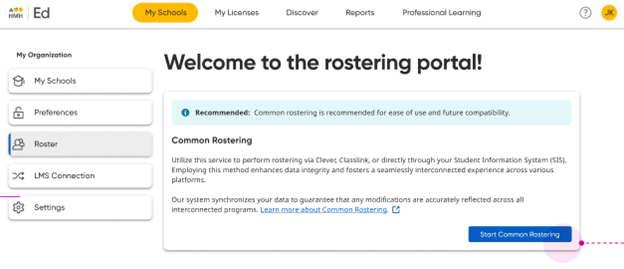 NWEA News.Common rostering