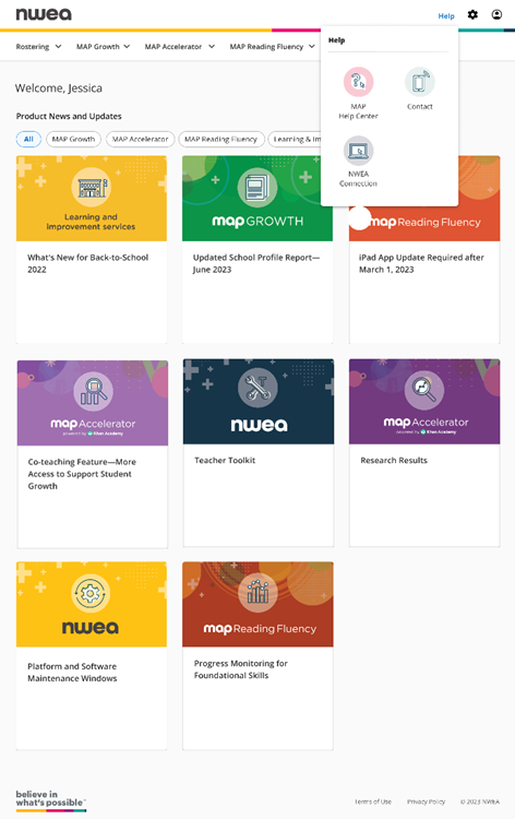 NWEA News.Introducing the new NWEA start page – Improving access to ...