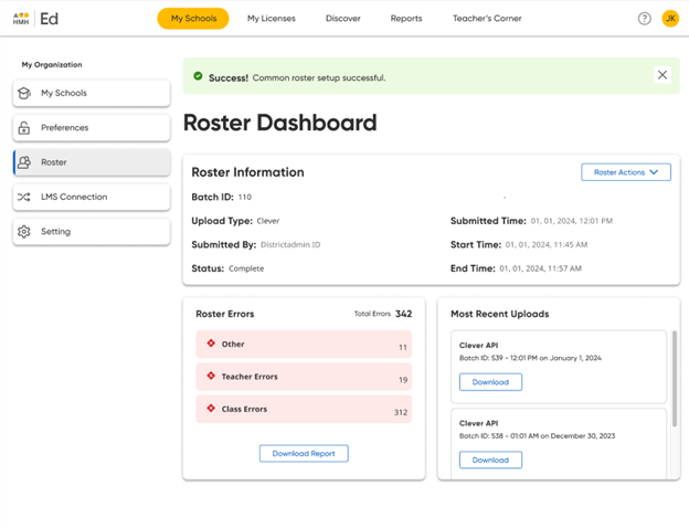 NWEA News.Common rostering