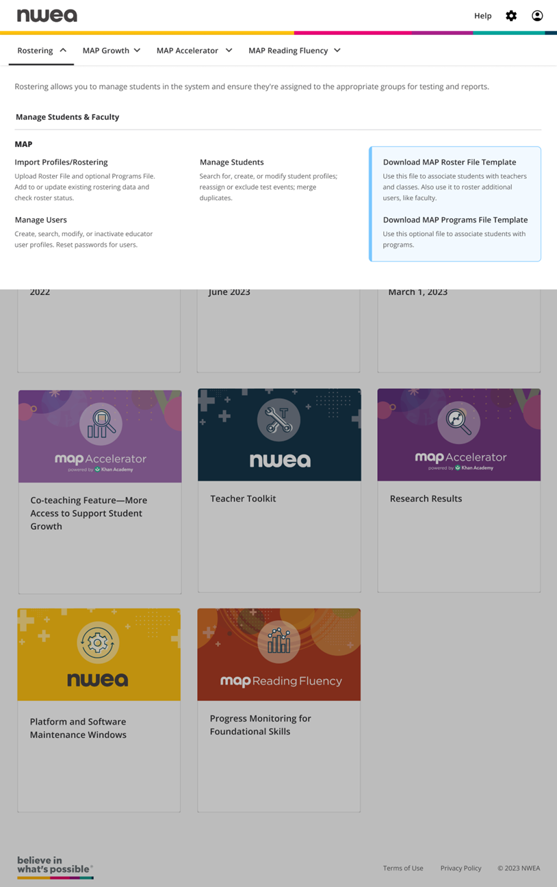NWEA News.Introducing the new NWEA start page – Improving access to ...