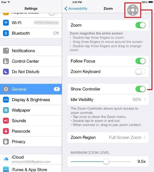 How to test with iPad Zoom